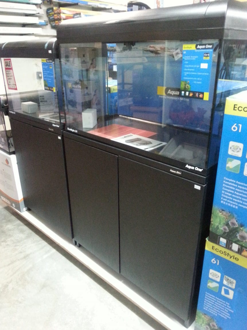 Aqua One EcoStyle 32 Aquarium - Redwood Aquatics